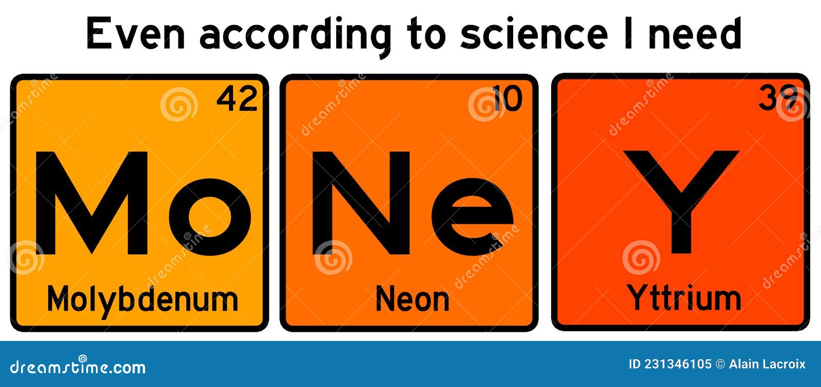 Science need money stock illustration. Illustration of cash - 231346105