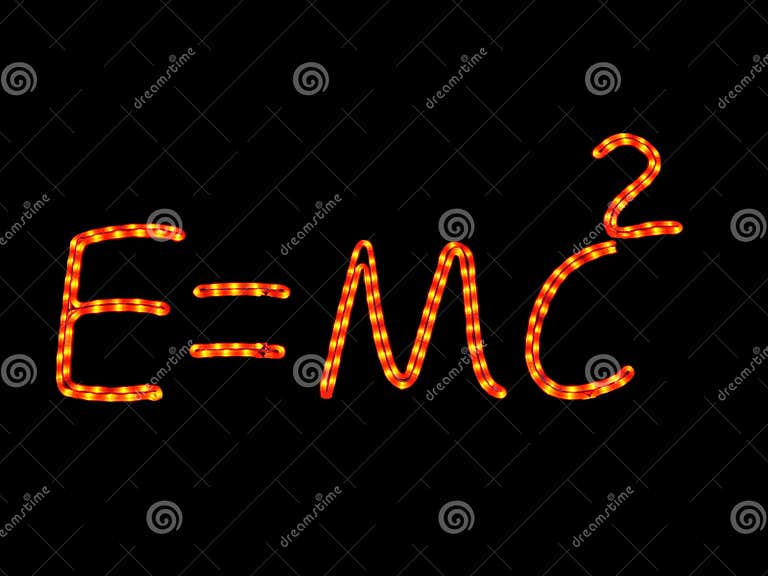 Science neon physics stock image. Image of light, equation - 3758277