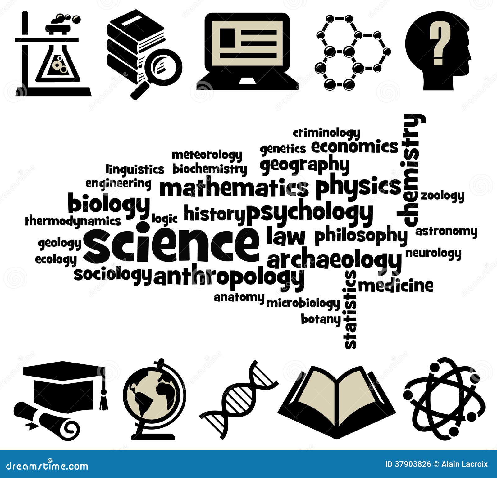 Science stock illustration. Illustration of college, graduate - 37903826