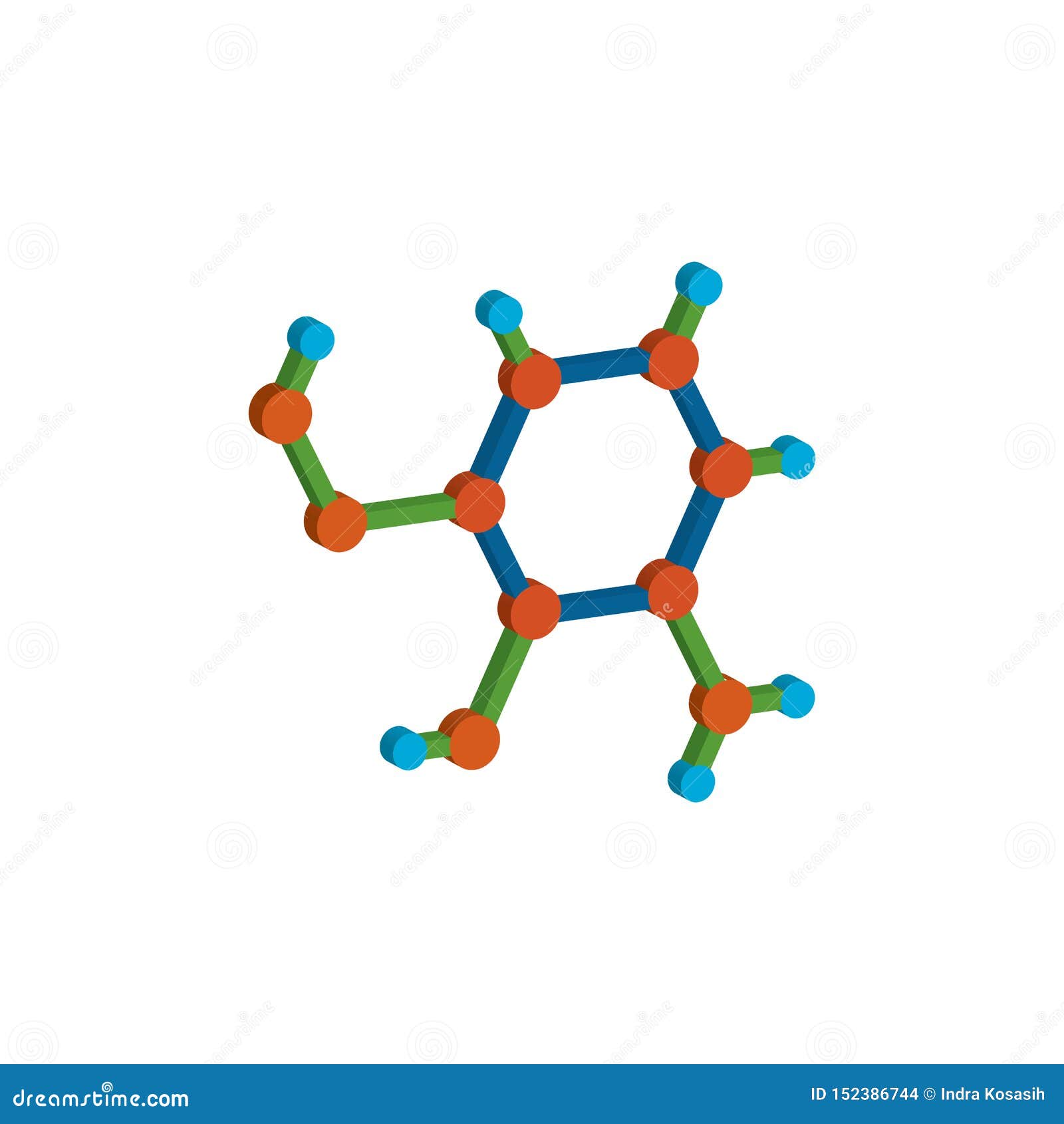 Science Particle Molecule Atom Cell 3d Vector Illustration Stock Vector ...