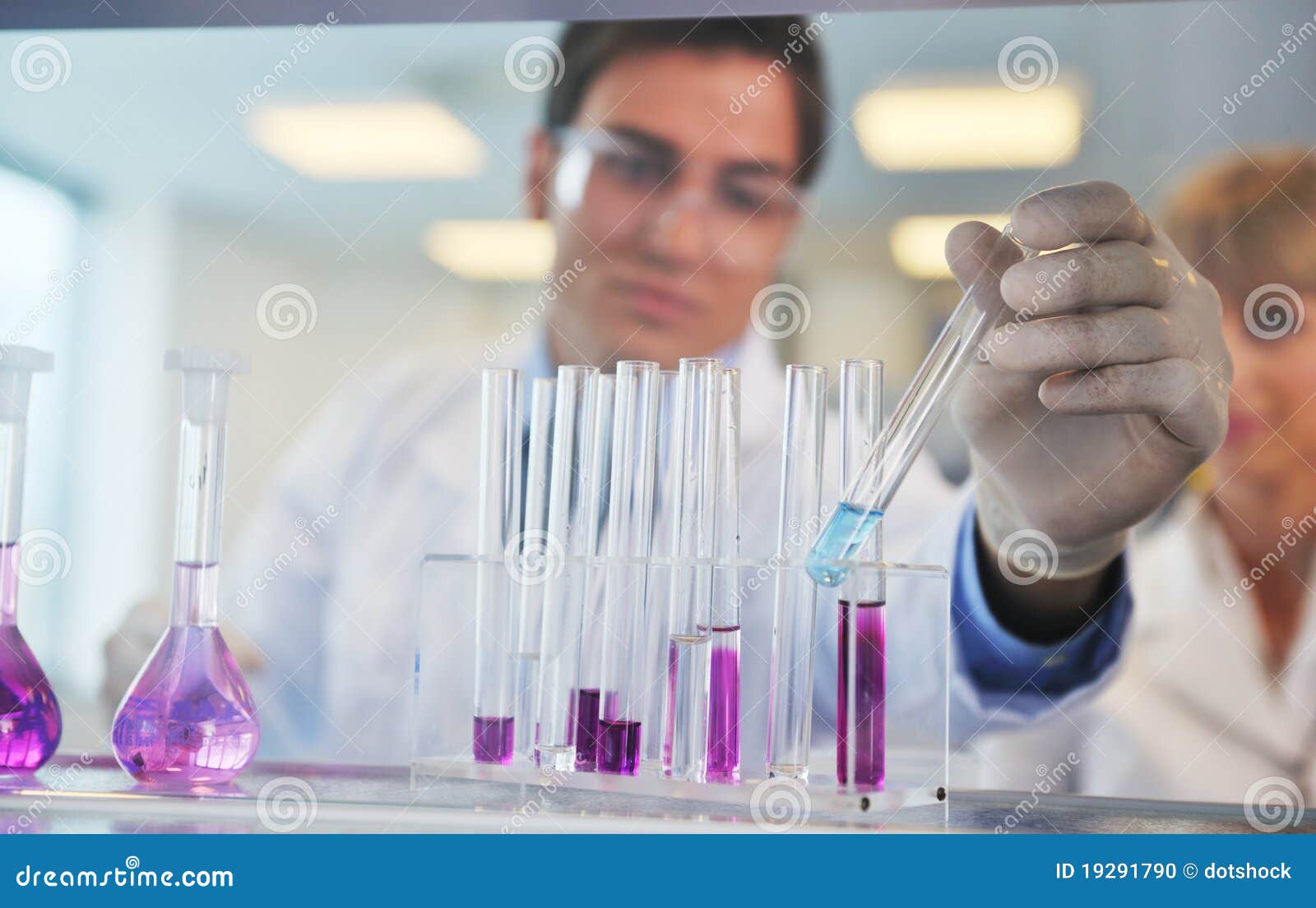 Science People In Bright Lab Stock Photo - Image: 19291790