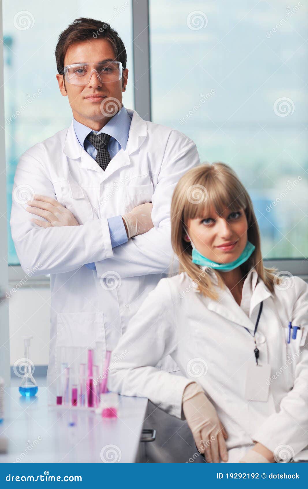 Science People in Bright Lab Stock Photo - Image of pipette, expertise ...