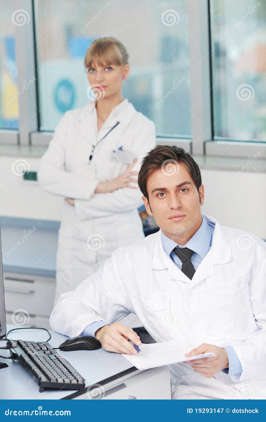Science People in Bright Lab Stock Image - Image of scientific ...
