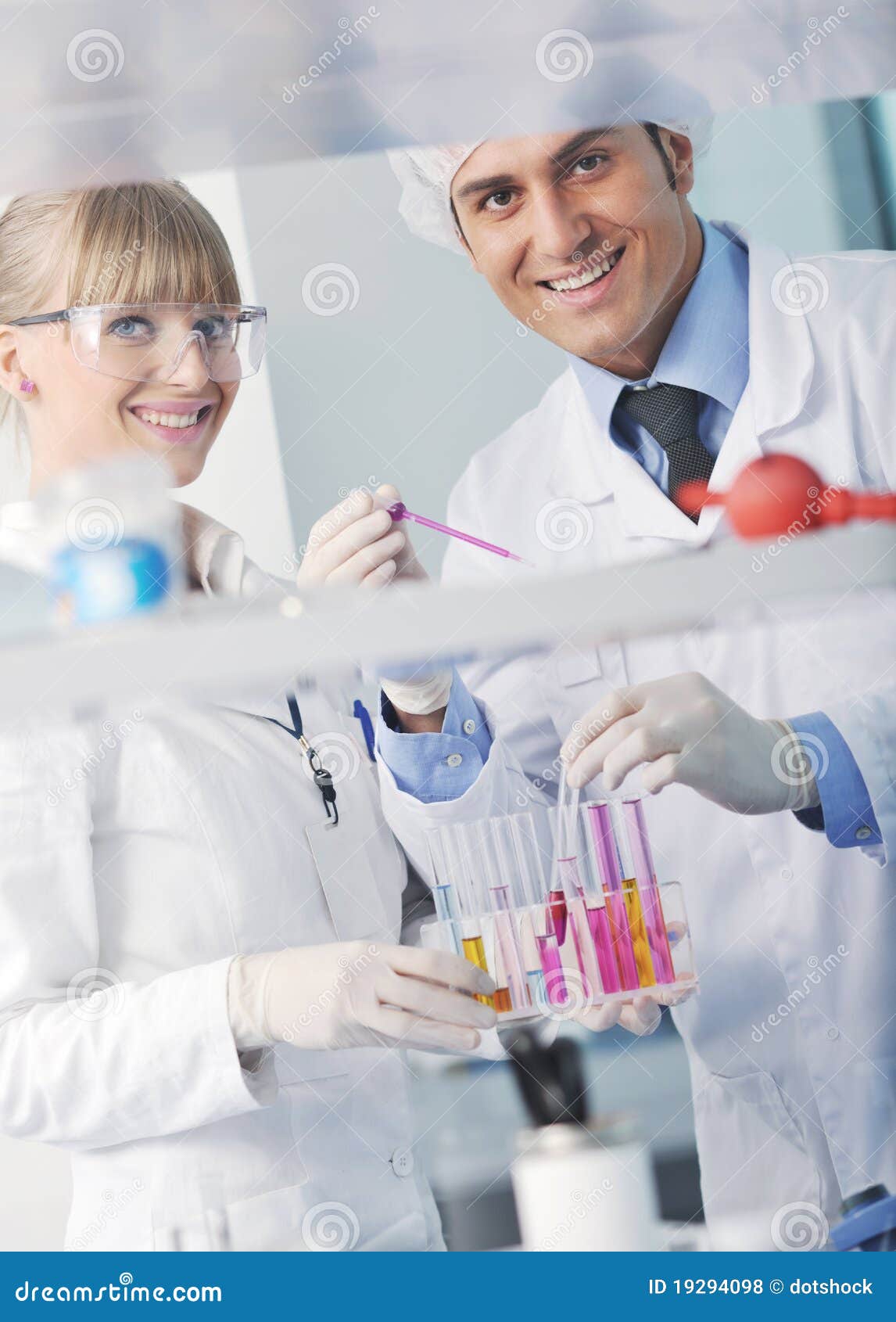 Science People in Bright Lab Stock Photo - Image of biology, health ...