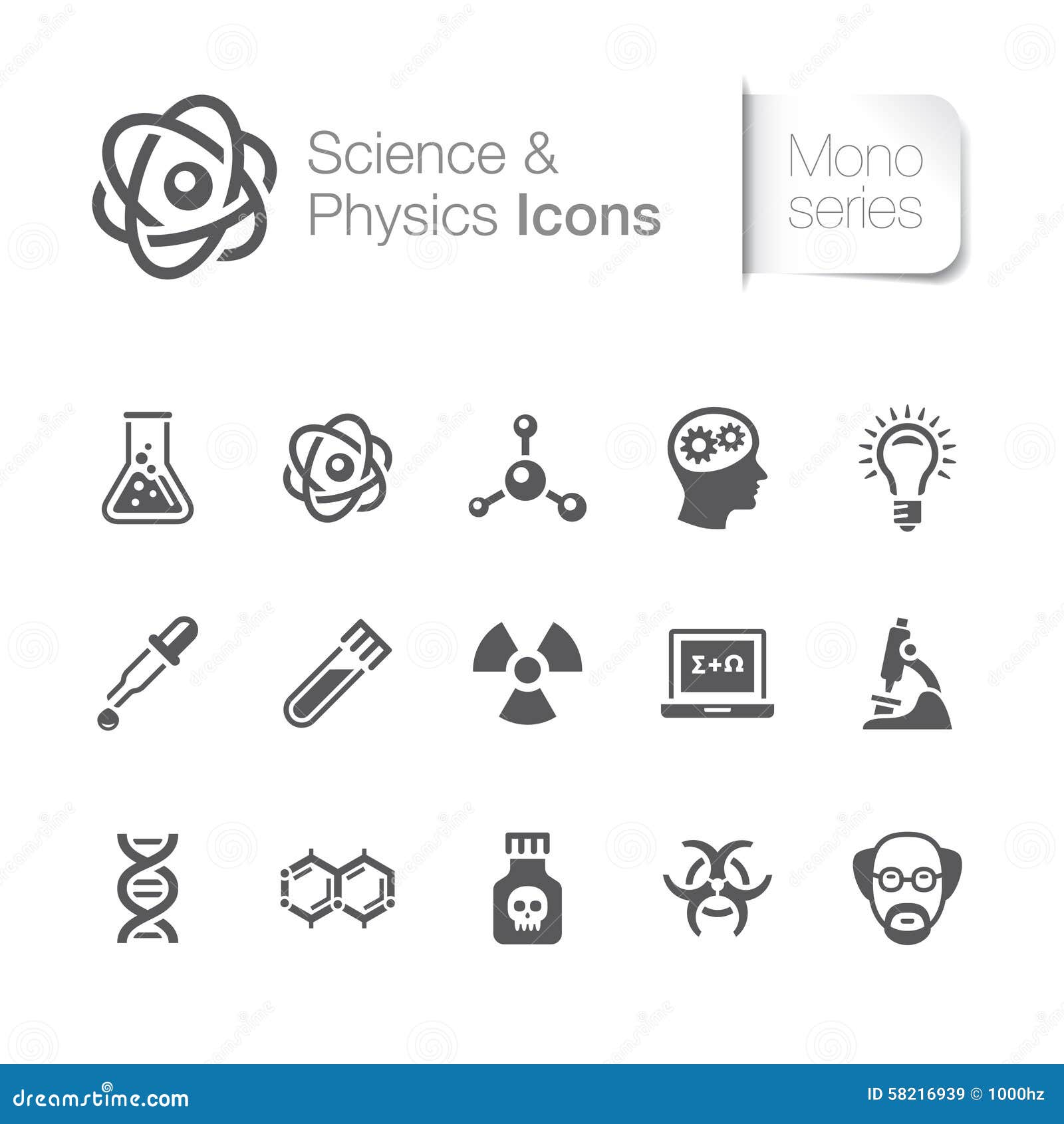 Science & Physics Related Icons Stock Vector - Illustration of blood ...