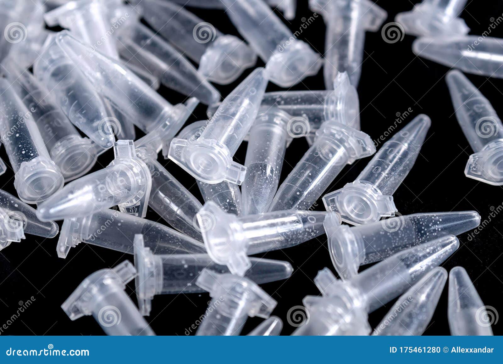 Science Plastic Test Centrifuge Tubes Stock Photo - Image of science ...