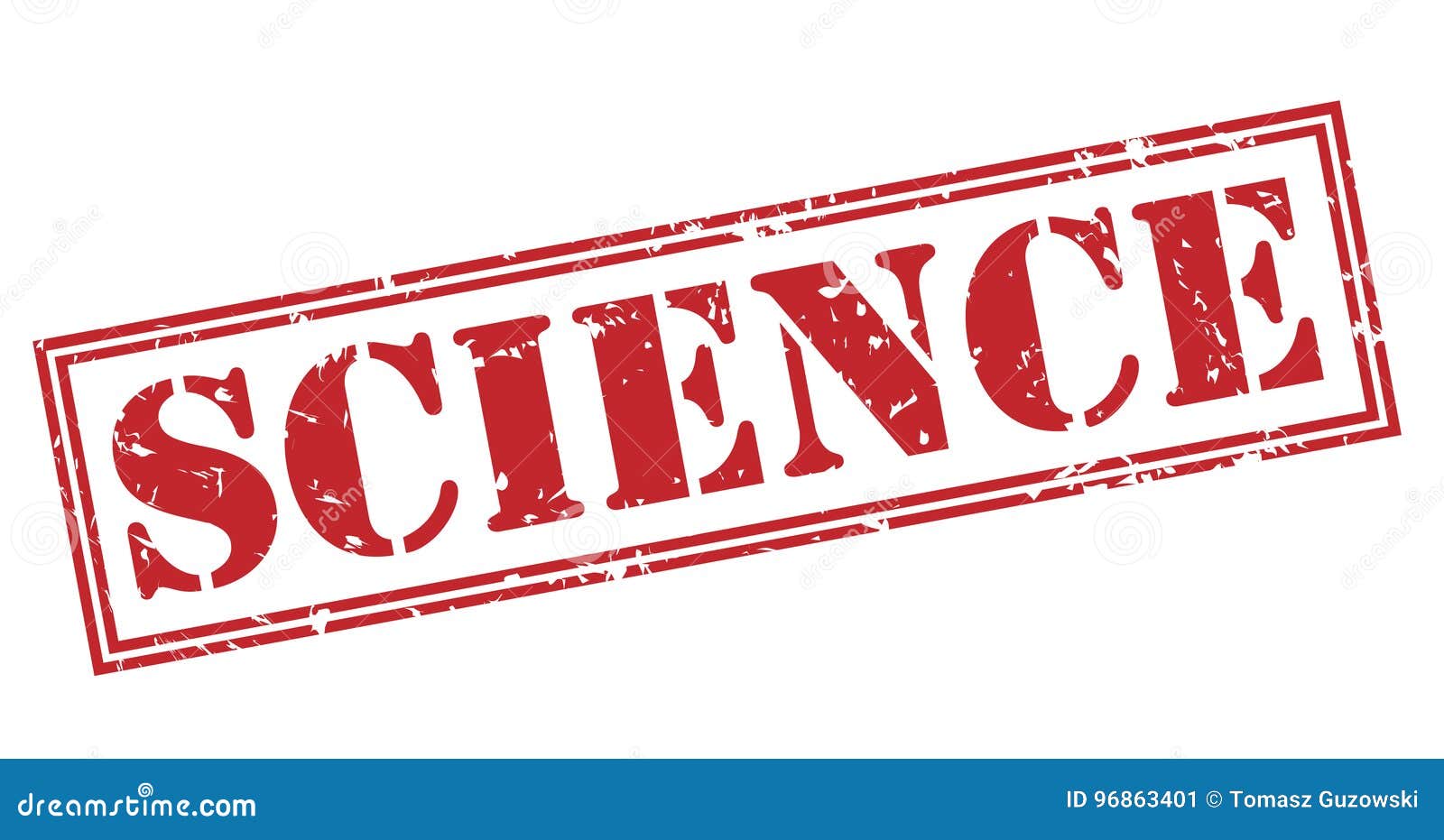 Science red stamp stock illustration. Illustration of label - 96863401