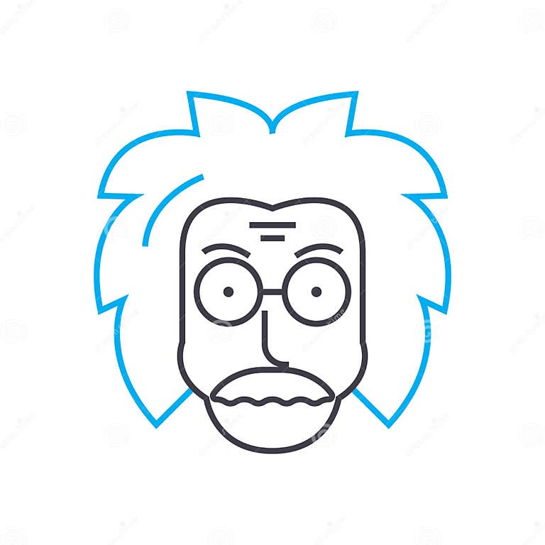 Science Representative Vector Thin Line Stroke Icon. Science ...
