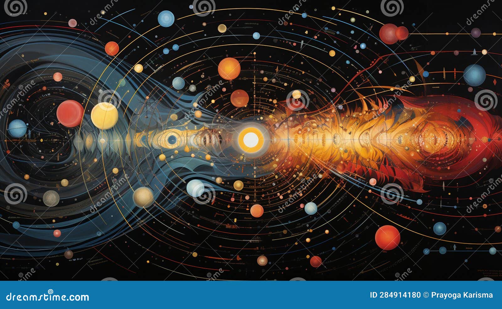 Science and Research Abstract Background, Symbolize the Pursuit of ...