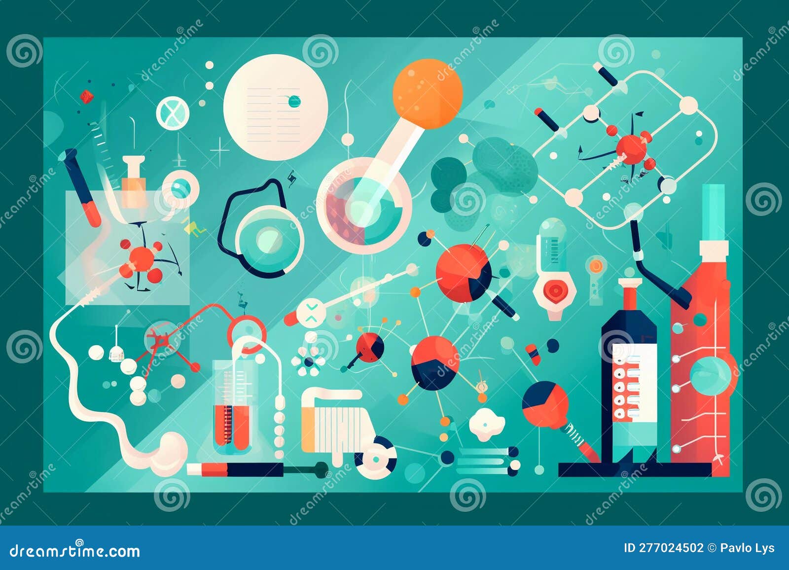 Science and Research. AI Generated Stock Illustration - Illustration of ...