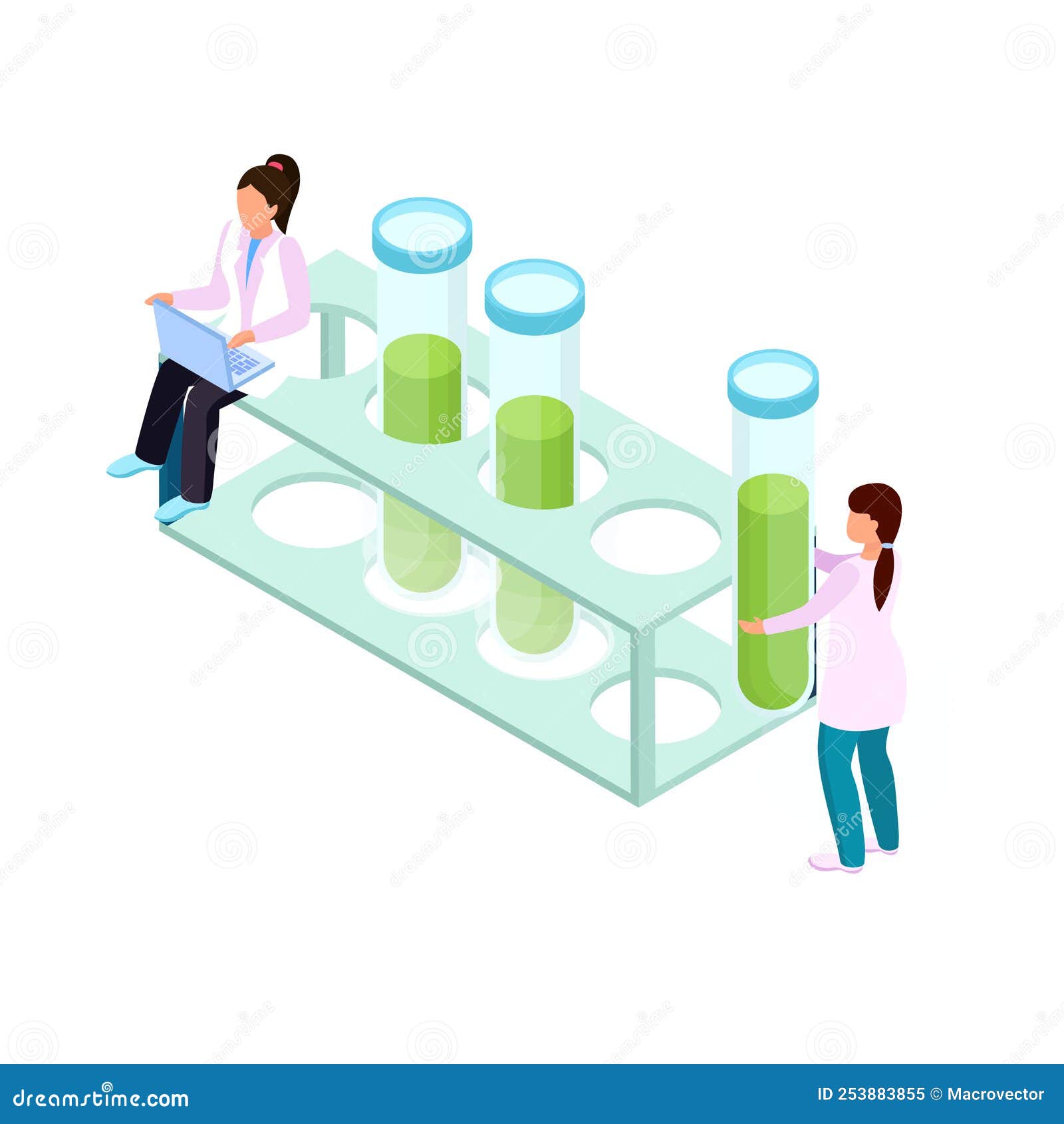 Science Research Icon stock vector. Illustration of analysis - 253883855