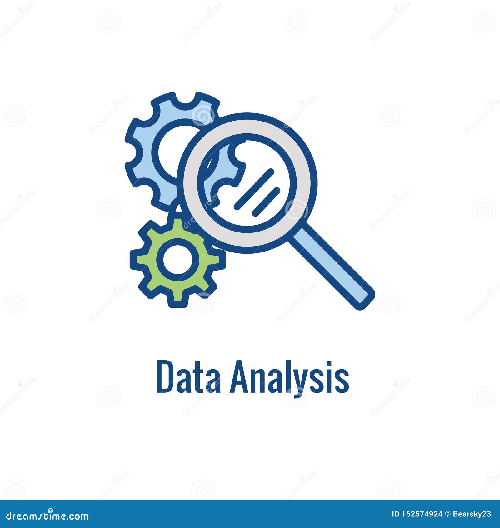 Science and Research Icon with One Part of the Scientific Process Stock ...