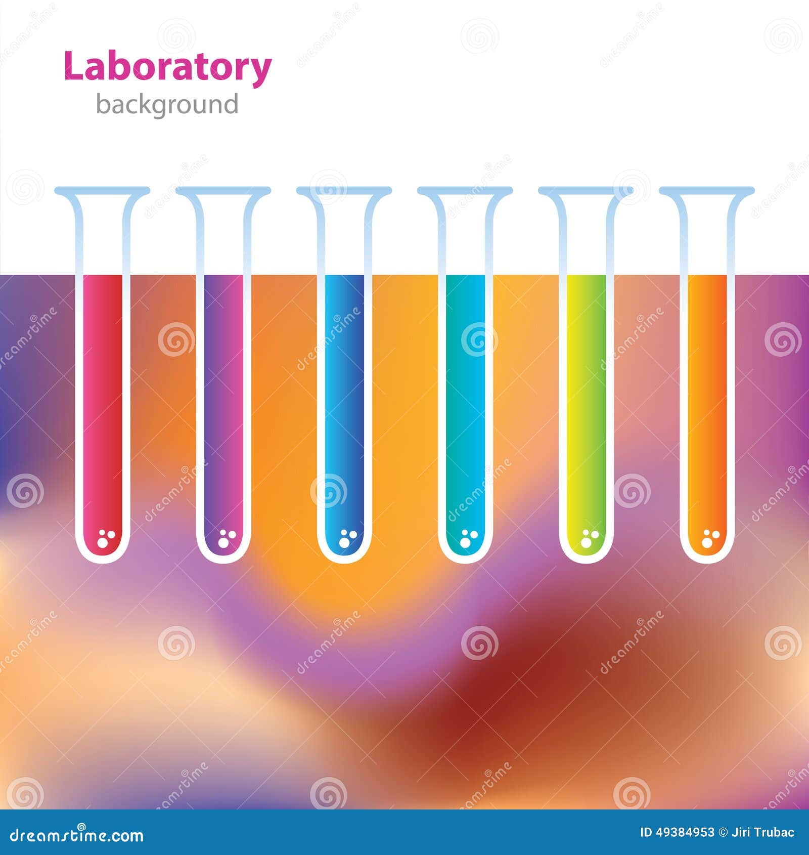 Science and Research - Laboratory Facilities - Colored Tubes Stock ...