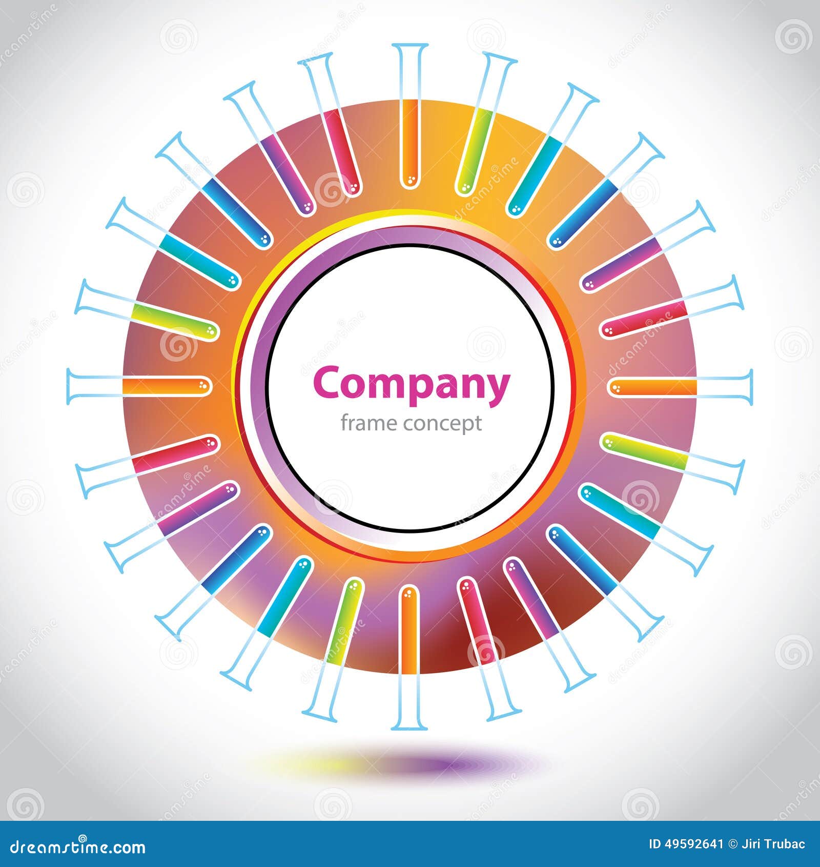 Laboratory Flasks With Pipes. Chemistry Lab Vector Illustration ...
