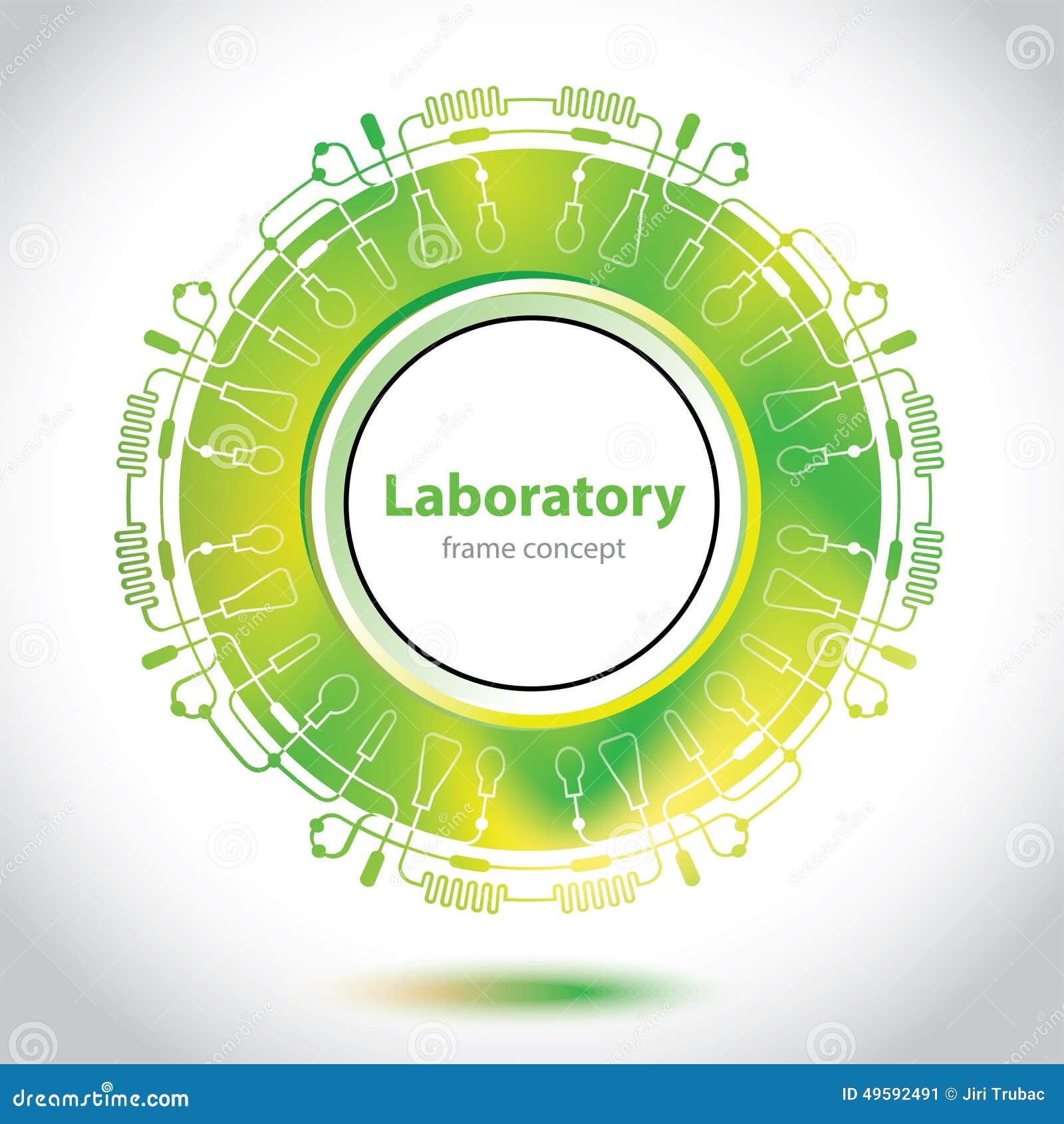 Science and Research - Laboratory Research - Circle Element Stock ...
