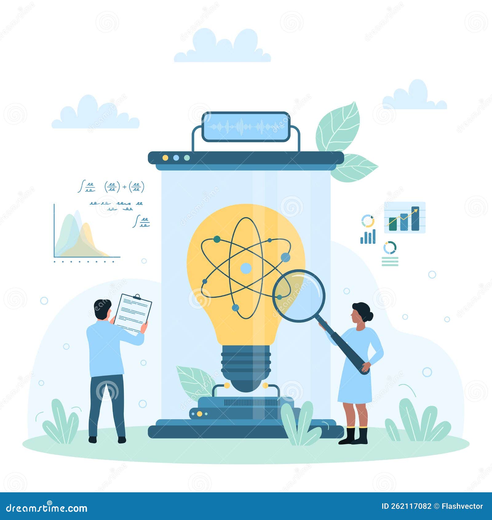 Science Research in Nuclear Physics, Tiny People Learning Abstract Atom ...