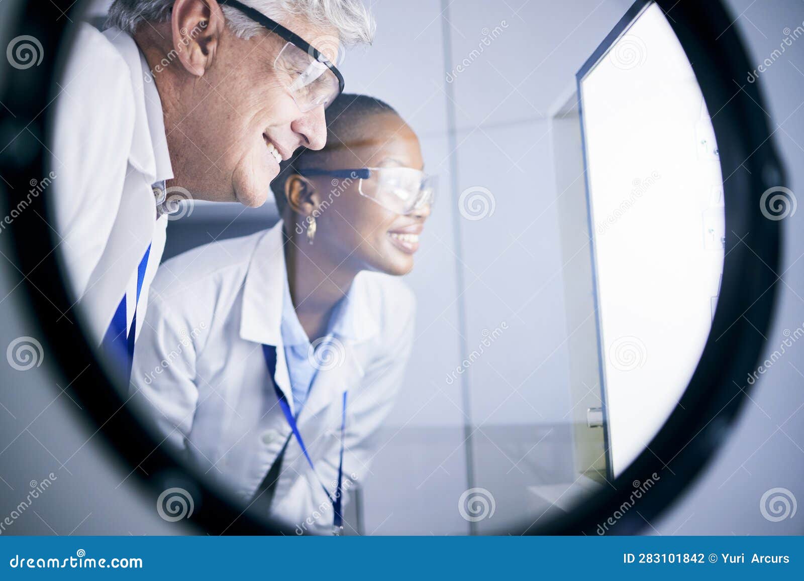 Science, Research and Team Scientists in Lab Working on Future Data ...