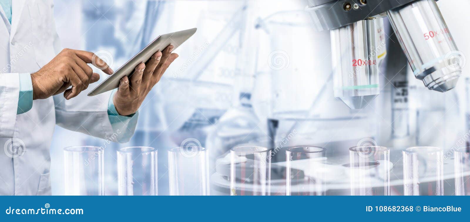 Science Research and Technology Concept. Stock Photo - Image of ...