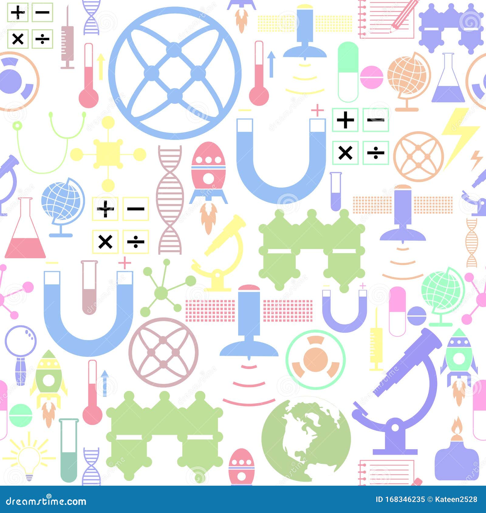 Science Seamless Pattern Background Icon Stock Vector - Illustration of ... Science Seamless Pattern Background Icon Stock Vector - Illustration of ...