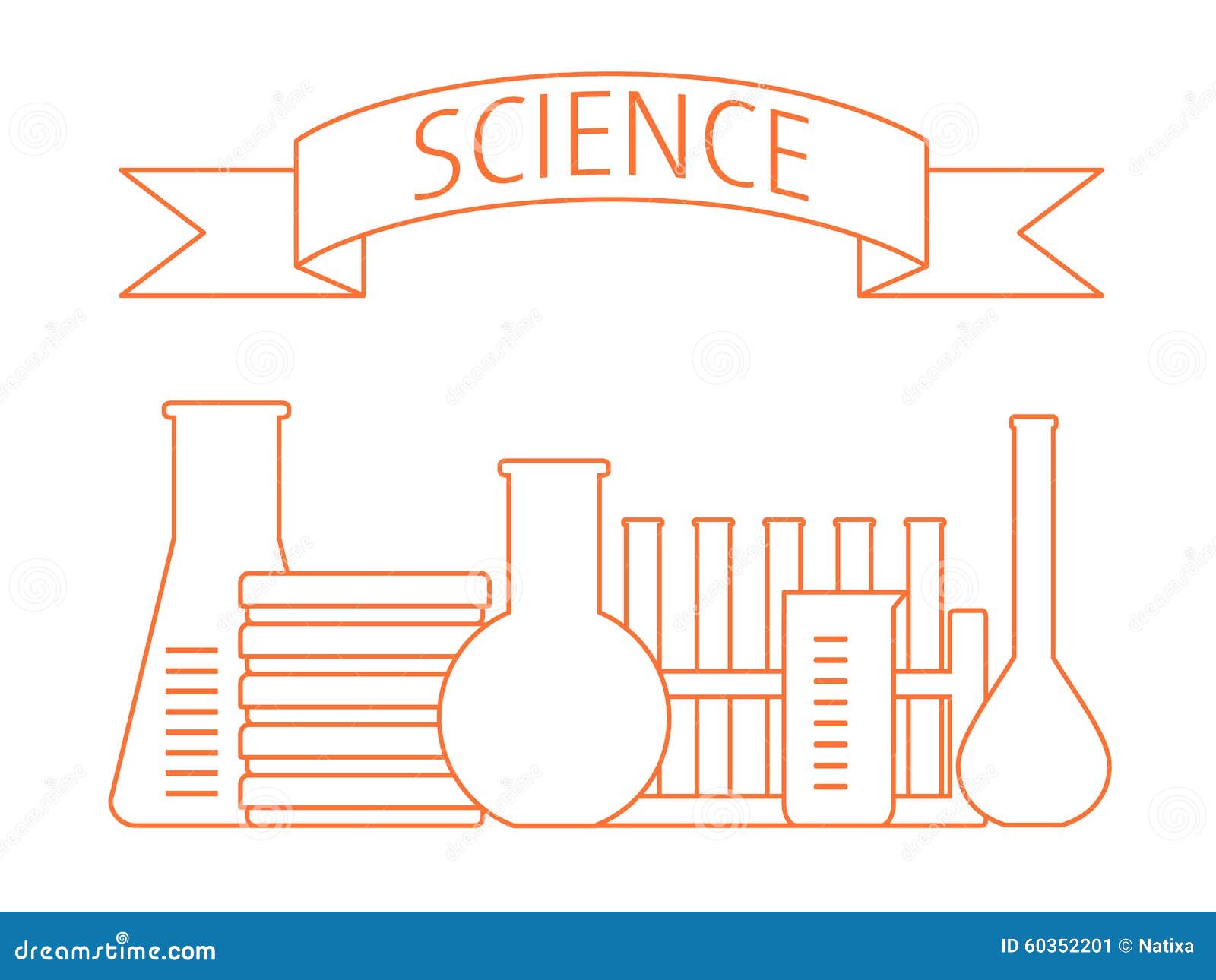 Science stock vector. Illustration of experiment, discovery - 60352201