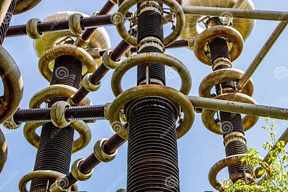 Science Setup Cascade Transformers Stock Photo - Image of experimental ...