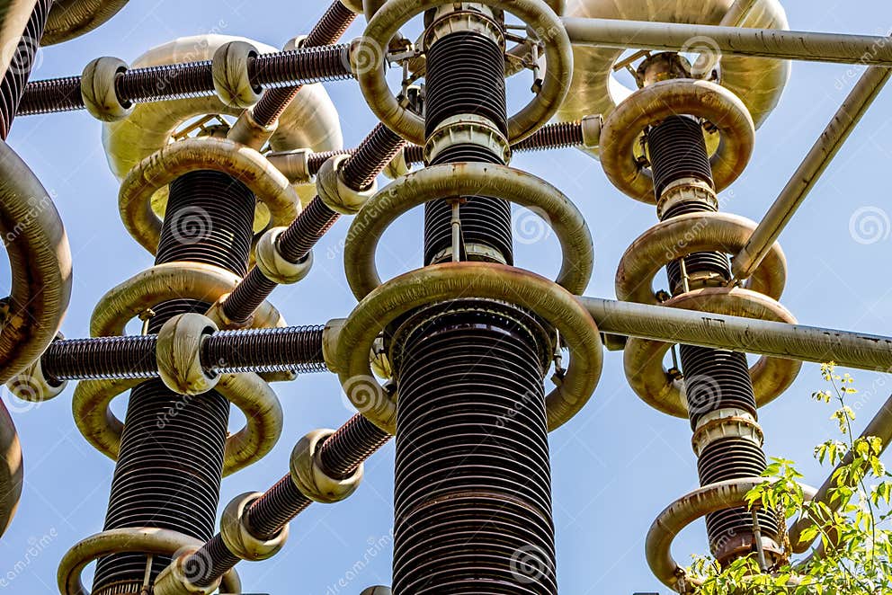 Science Setup Cascade Transformers Stock Photo - Image of experimental ...