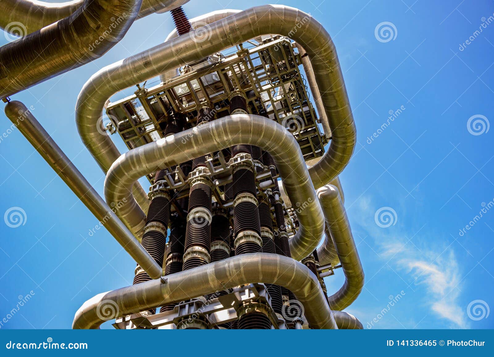 Science Setup Cascade Transformers Stock Image - Image of current ...
