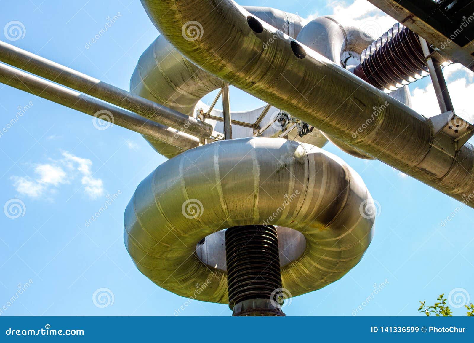 Science Setup Cascade Transformers Stock Image - Image of reel ...