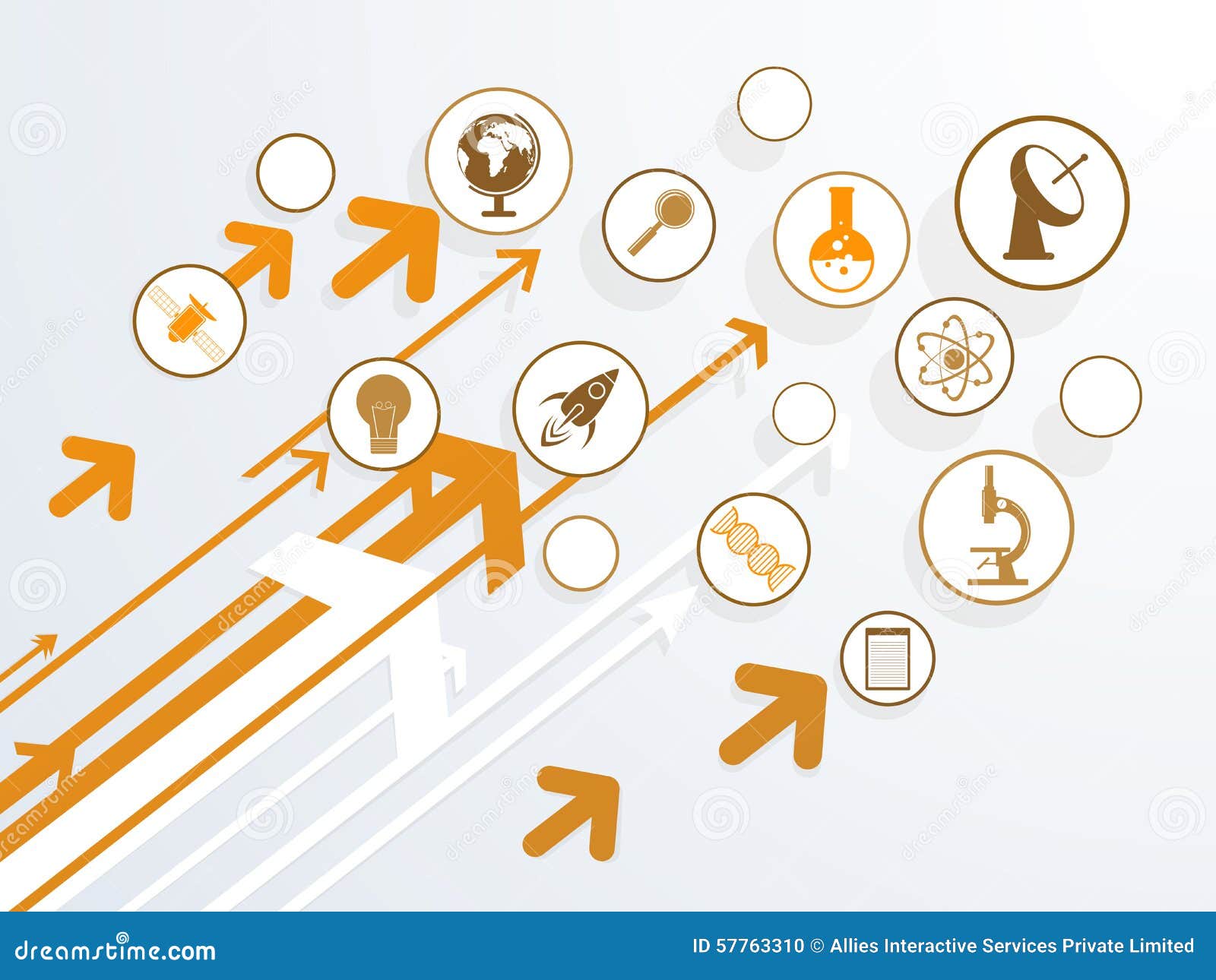 Science Signs and Symbols Set. Stock Illustration - Illustration of ...