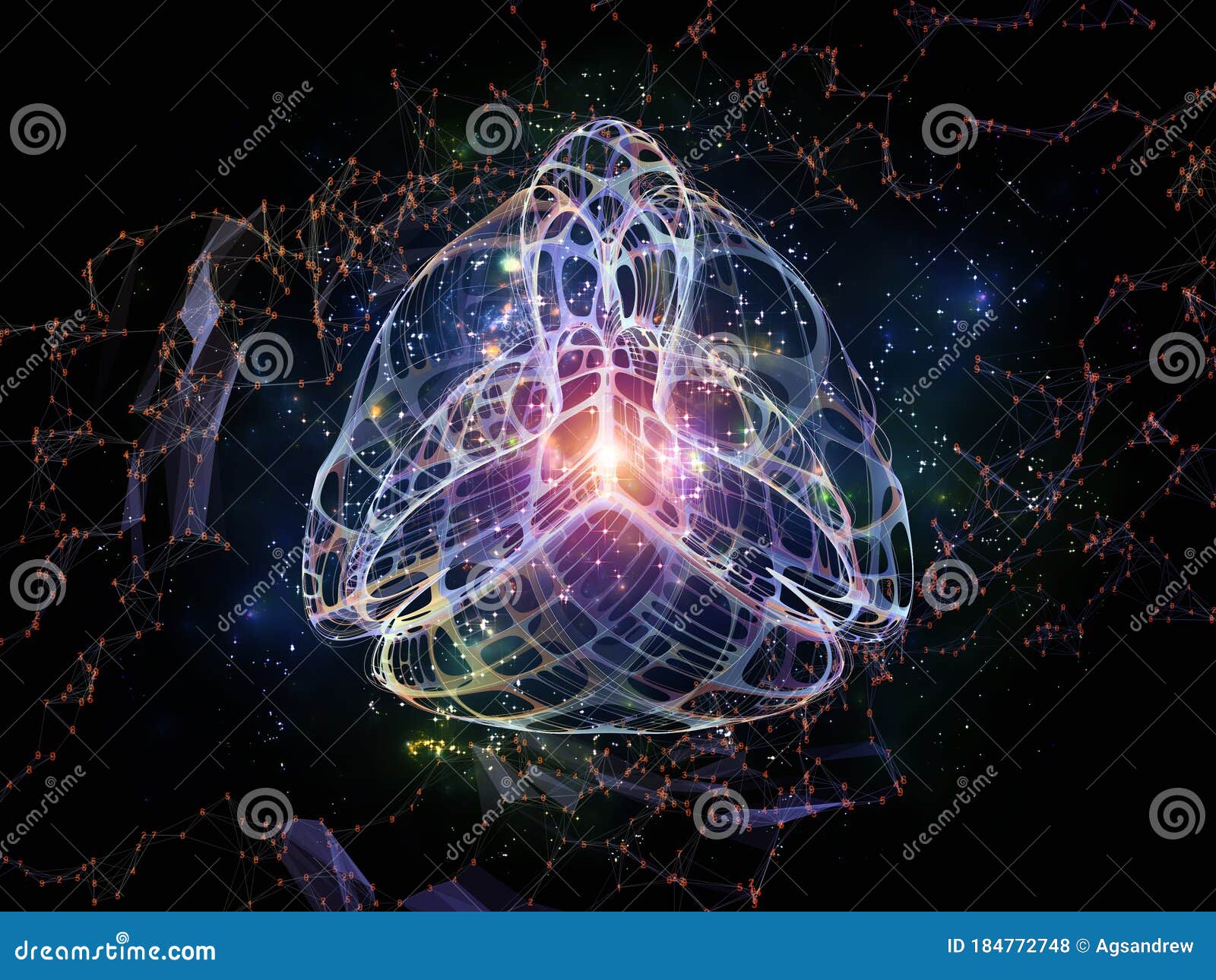 Science of Space stock illustration. Illustration of development ...