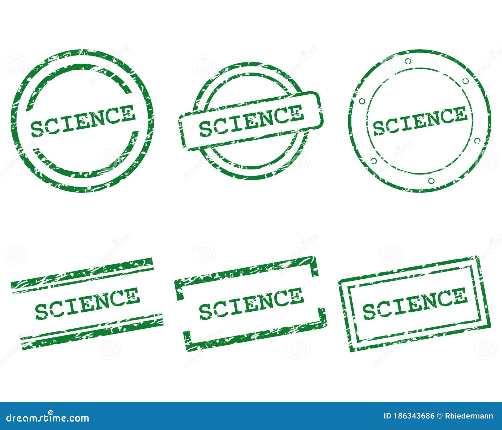 Science stamps stock vector. Illustration of vintage - 186343686