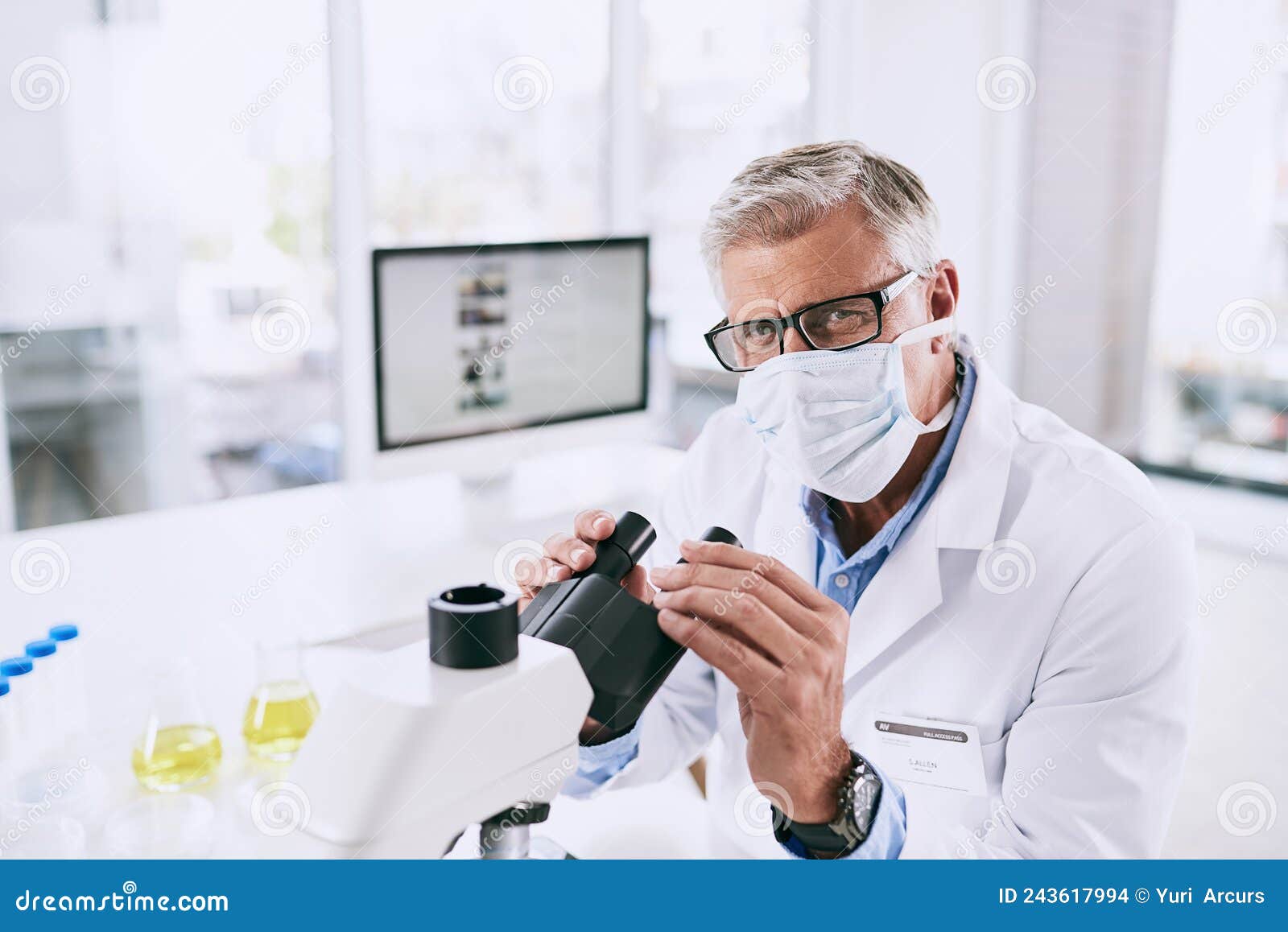 Science Stimulates Our Natural Curiosity of the World. Portrait of a ...