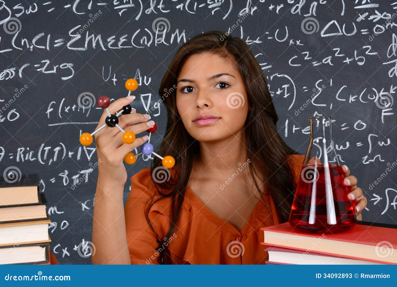 Science Student stock image. Image of background, smiling - 34092893