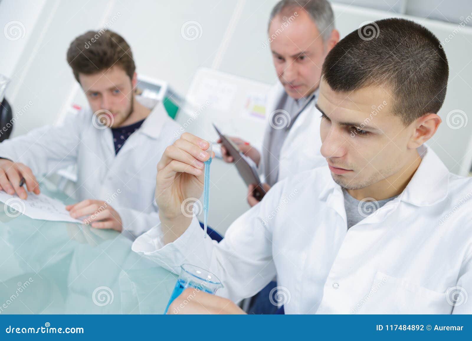 Science Students Doing Research Stock Photo - Image of youth, particle ...