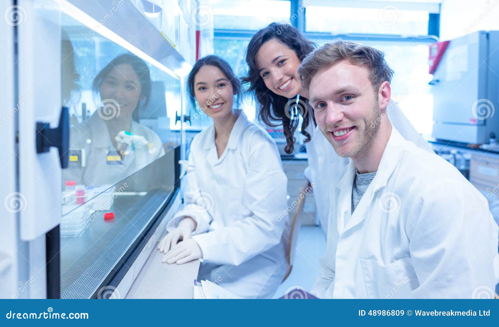 Science Students Using Pipette in the Lab Stock Image - Image of ...