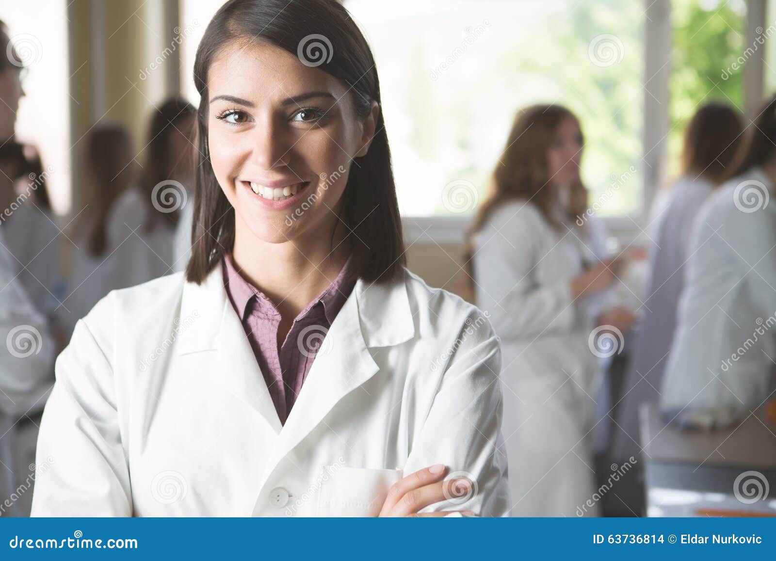 Science Students Working with Chemicals in the Lab at the University ...