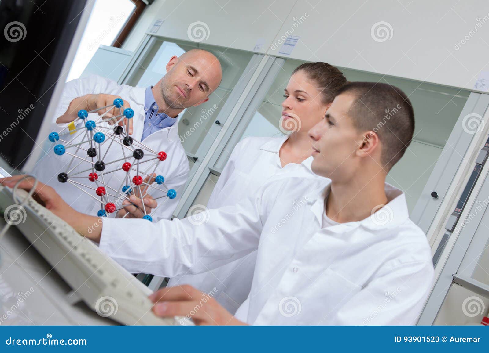 Science Students Working in Lab at University Stock Photo - Image of ...