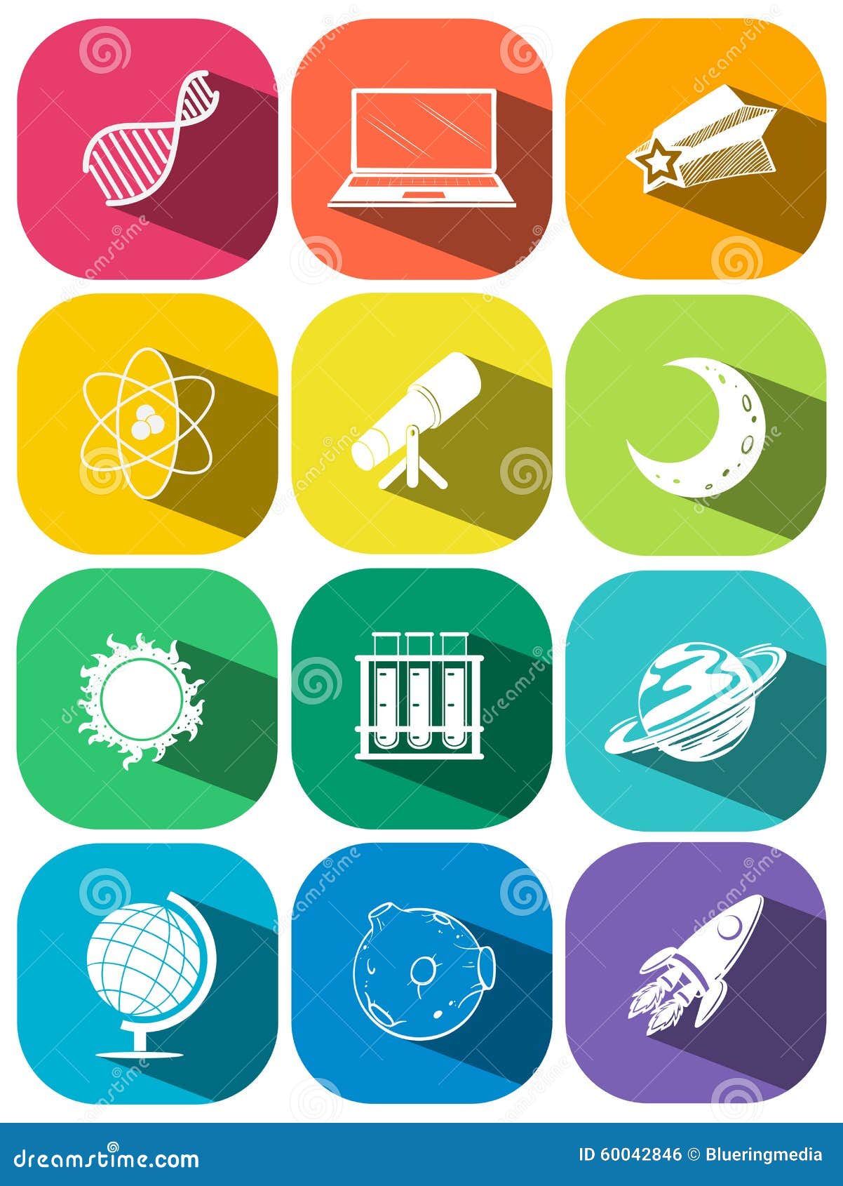 Science Symbols Icons Doodle Sketch Vector Illustration | CartoonDealer ...