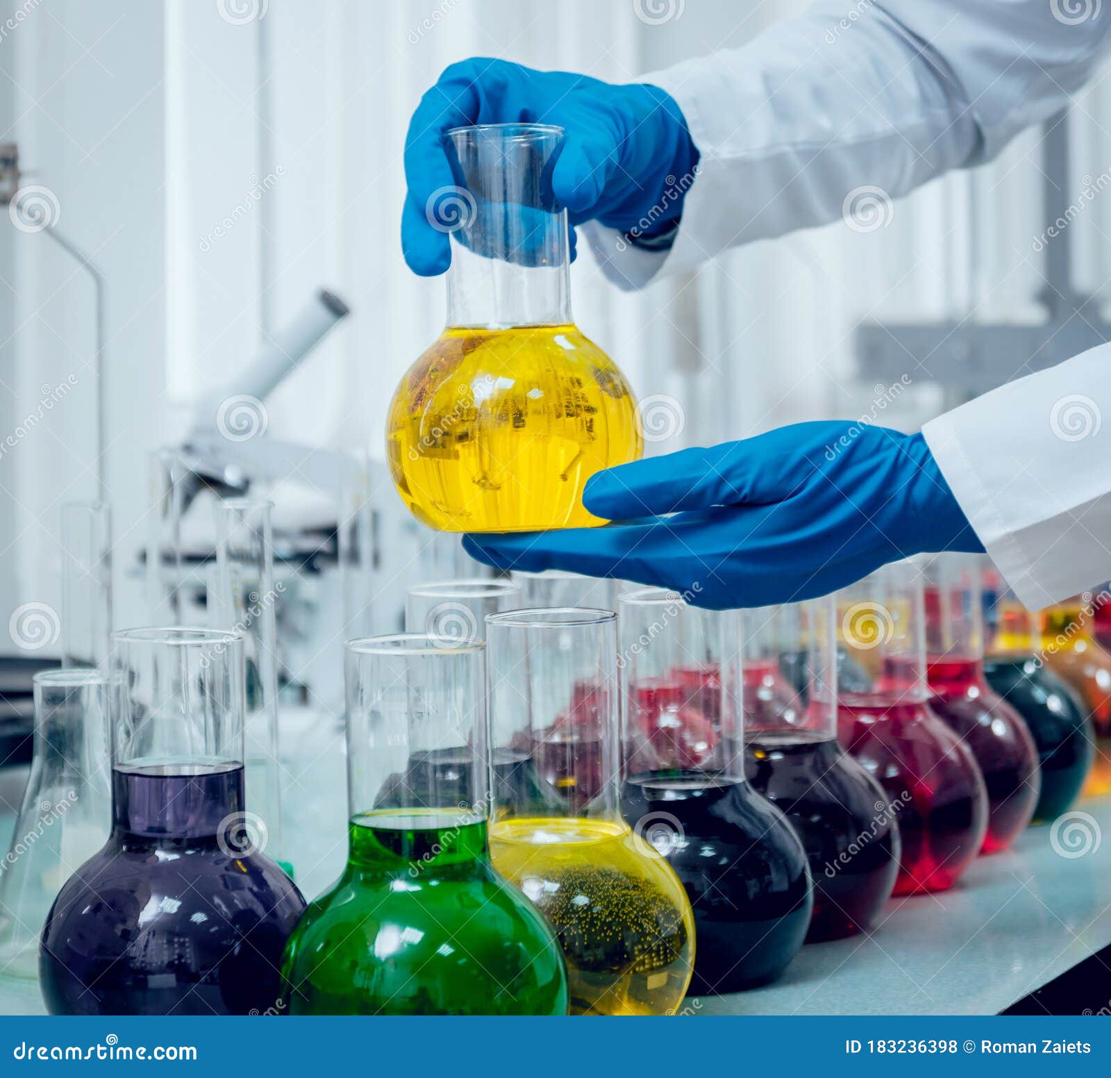 Science Technician at Work in the Laboratory. Stock Photo - Image of ...