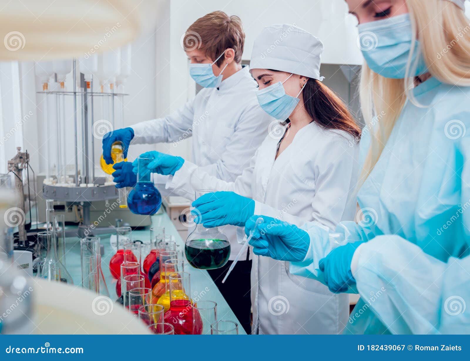Science Technician at Work in the Laboratory. Stock Image - Image of ...