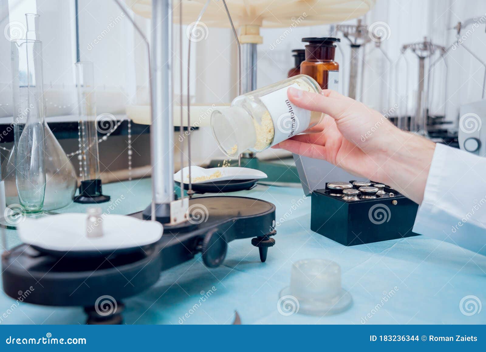 Science Technician at Work in the Laboratory. Stock Photo - Image of ...