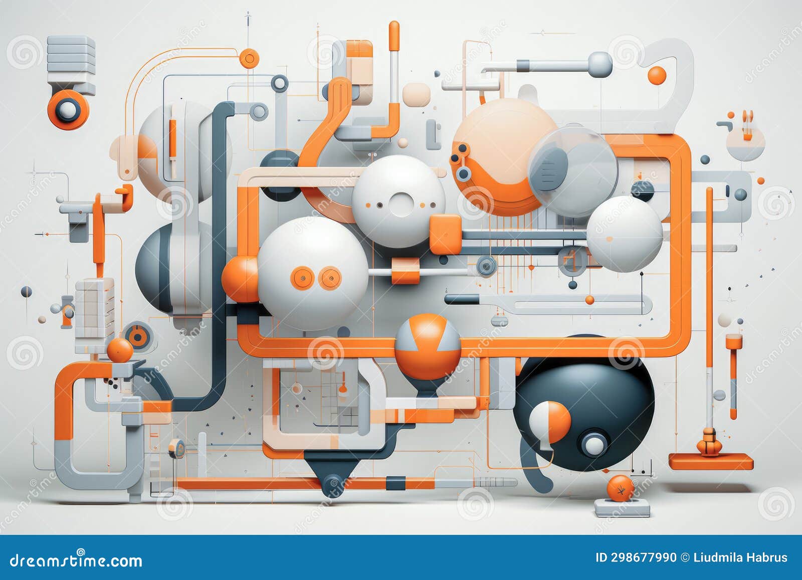 Science and Technology Abstract Background Stock Photo - Image of ...