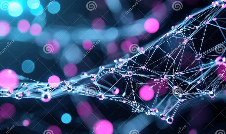 Science and Technology Abstracts. Maya or Line Patterns Stock Photo ...