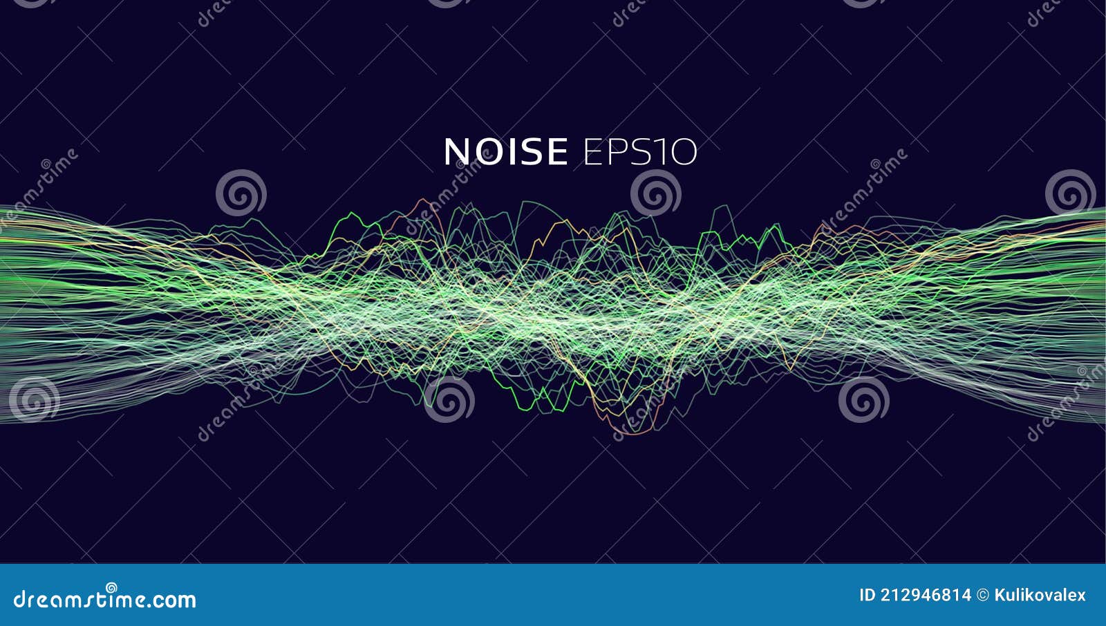 Science, Technology Background. Vector Sound Wave. Abstract Music Pulse ...