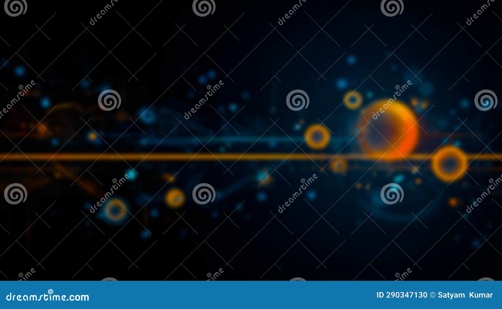 Science and Technology on Blur Background Generative AI Stock ...