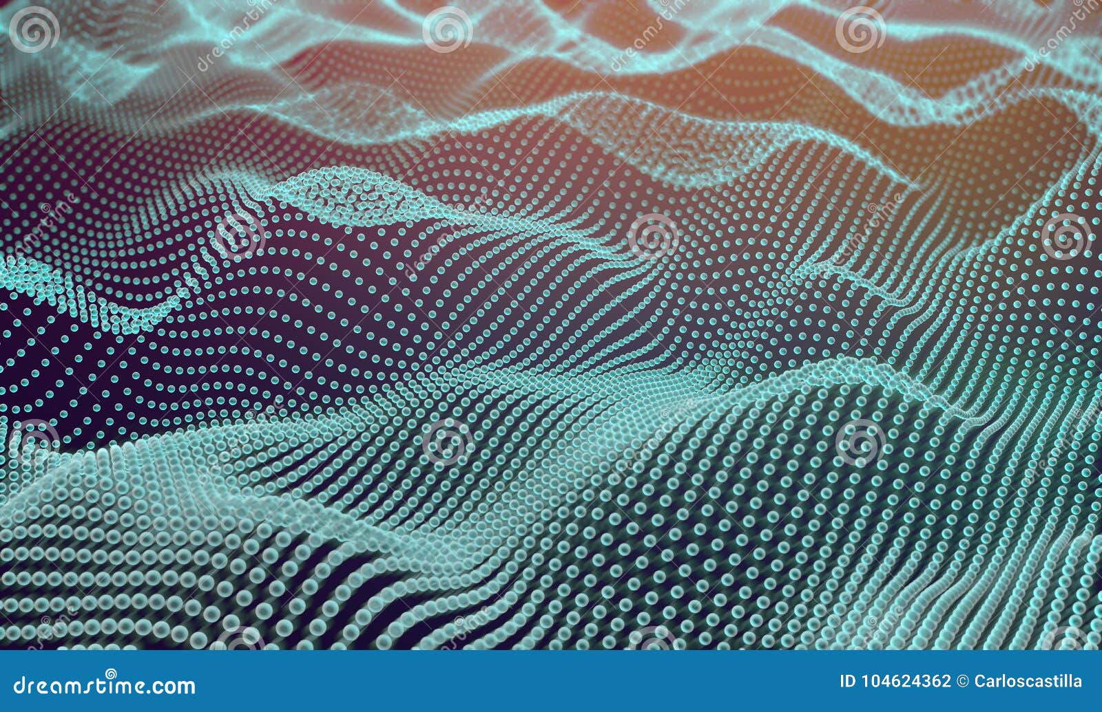 Abstract Mesh and Stucture Background.3d Illustration. Stock ...