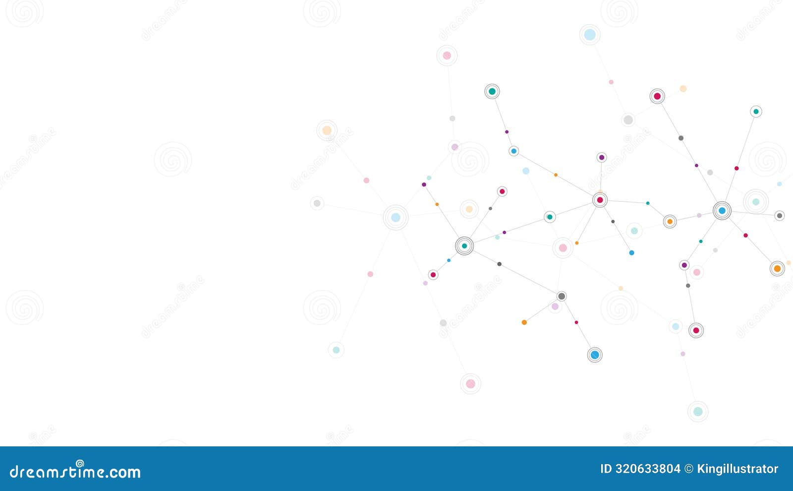 Science and Technology Concept with Molecules. Vector Illustration of ...