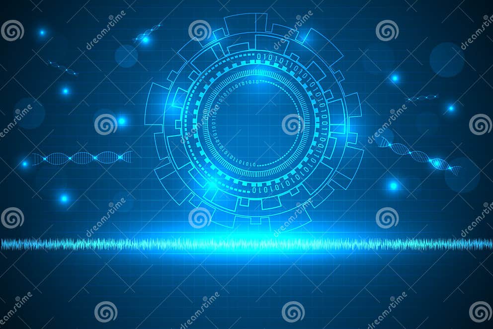 Science Technology Digital Abstract Background. Stock Photo - Image of ...