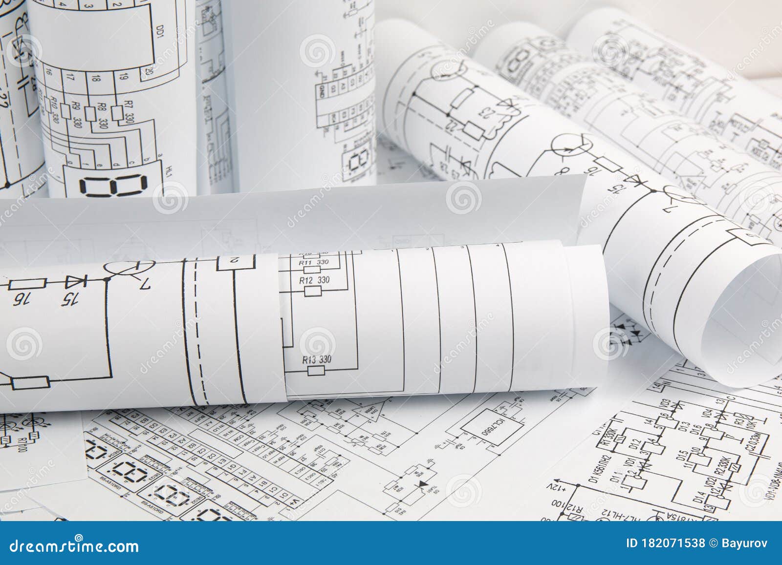 Science, Technology and Electronics. Electrical Engineering Drawings ...