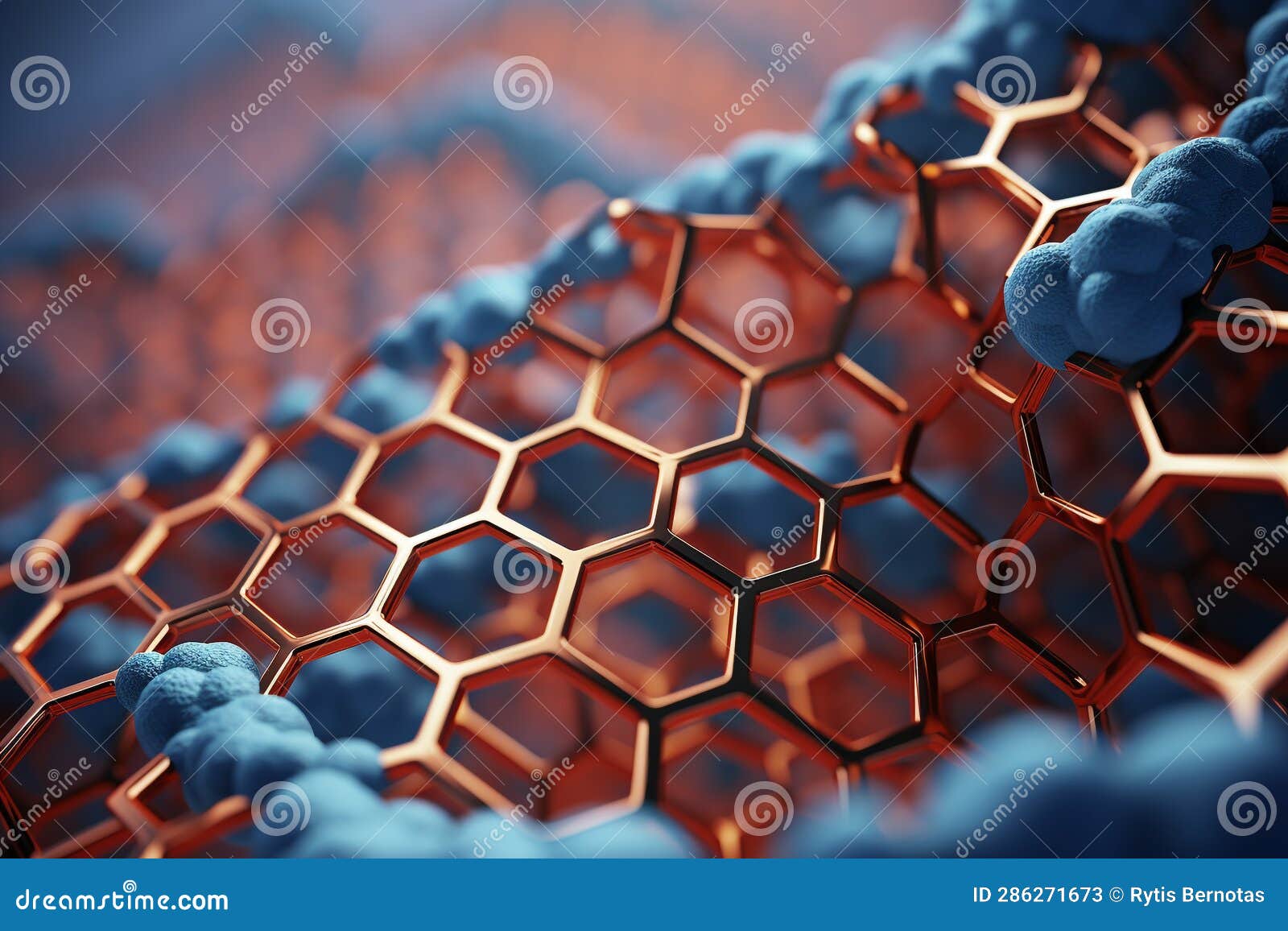 Abstract Nanomaterial Background Surface. Generative AI Stock ...